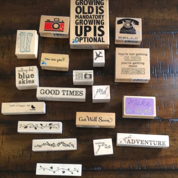 Other | Assorted Rubber Stamps Set 19 | Poshmark
